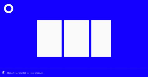Element Horizontal Scroll Progress Codesandbox