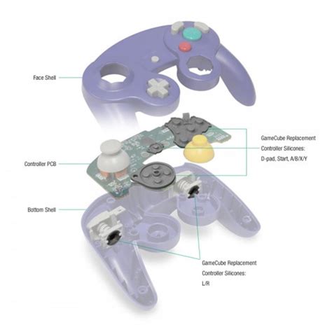 Buy GameCube GameCube Controller Rubber Button Replacement Kit EStarland Com