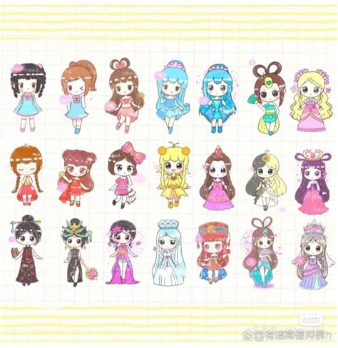 叶罗丽精灵梦人物简笔画步骤（最新11张） 简笔画图片大全