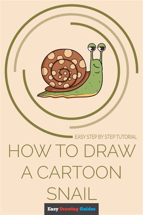 How To Draw A Cartoon Snail Really Easy Drawing Tutorial