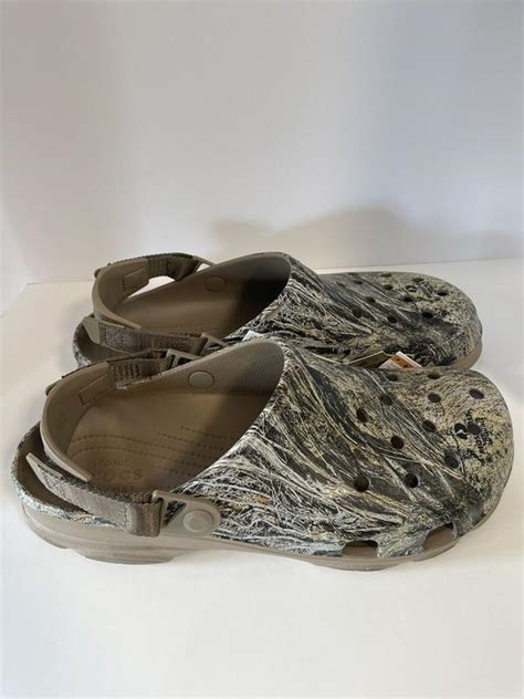 Крокс классик мужские алл трейн камуфляж Crocs Clogs Classic All Terrain Mossy Oak Brush Clog
