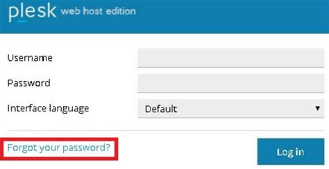Plesk Panel Reset Password Step By Step Guide Web Hosting Malaysia Server Cloud Domain