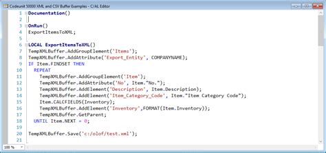 Xml Buffer And Csv Buffer Tables Olof Simren Microsoft Dynamics Nav And 365 Business Central Blog