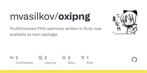 Github Mvasilkovoxipng Multithreaded Png Optimizer Written In Rust Now Available As Npm Package