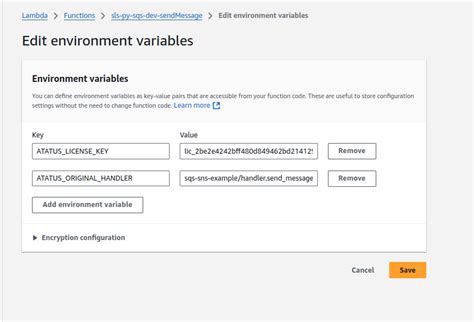 Python AWS Lambda Serverless Monitoring Atatus Docs