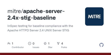 Github Mitreapache Server 24x Stig Baseline Inspec Testing For Baseline Compliance With The