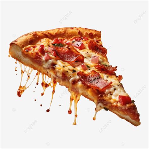 cheese sausage italian pizza slice gourmet catering three dimensional