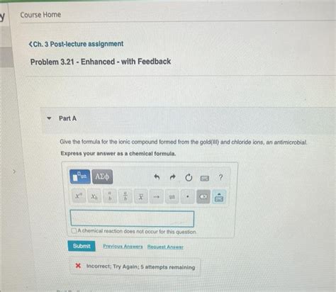 Solved Give The Formula For The Ionic Compound Formed From