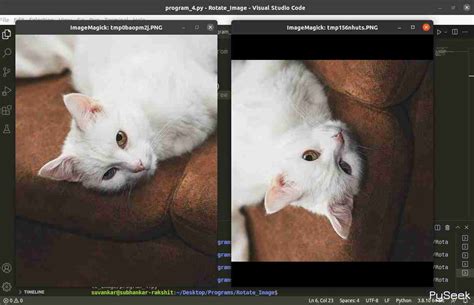 Rotate An Image Using Python Programs Opencv Pillow