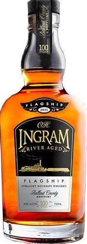 Oh Ingram River Aged Flagship Straight Bourbon Whiskey The Bottle