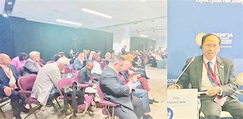 ရုရှားဖက်ဒရေးရှင်းနိုင်ငံ စိန့်ပီတာစဘတ်မြို့တွင် ကျင်းပသည့် ၂၇ ကြိမ်မြောက် နိုင်ငံတကာစီးပ