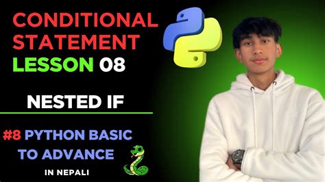 Nested If Statement And Practice Mcqs Lesson 09 Explained In Nepali Manjildadaa Youtube