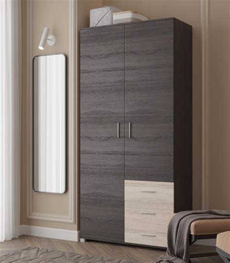 ᐉ Шкаф распашной Эверест Бриз ШП-4 с ящиками Венге/Дуб молочный (EVR ...