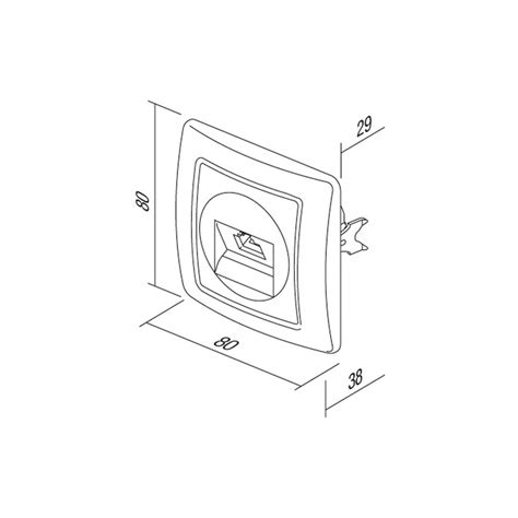 Socket Cat5e Elektrosistem