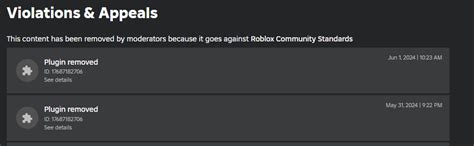 Solved Plugin Blocked For Misusing Roblox Systems Appeals Denied Platform Usage Support
