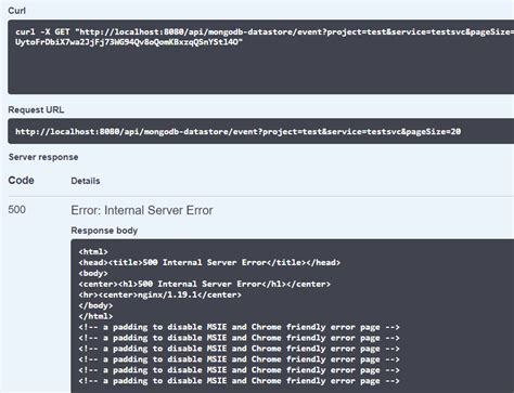 event endpoint in mongodb datastore not working · issue 2582 · keptn