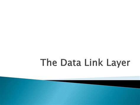 Ppt The Data Link Layer Powerpoint Presentation Free Download Id5720959