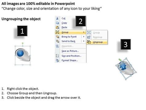 Orientated Circle Arrow Process Free Circuit Design PowerPoint Slides