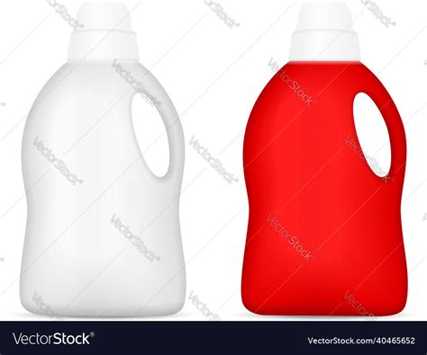 Detergent Bottle Set Royalty Free Vector Image