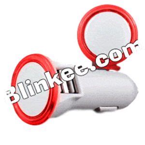 Led Usb Port Car Charger Red Best Glowing Party Supplies