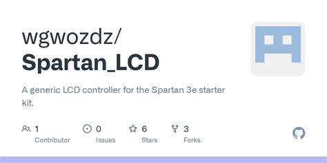 Github Wgwozdzspartanlcd A Generic Lcd Controller For The Spartan
