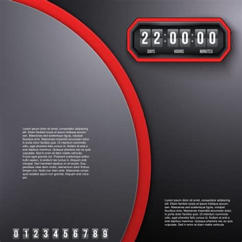 Coming Soon Flip Countdown Clock Counter Timer Vector Image