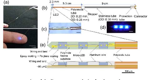 Figure 1 From Micro Led Array Based Photo Stimulation Devices For