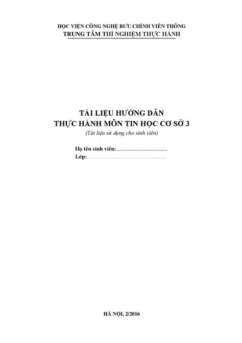 Practical Guide To Basic Informatics 3 Microsoft Access Database Management Schemes And