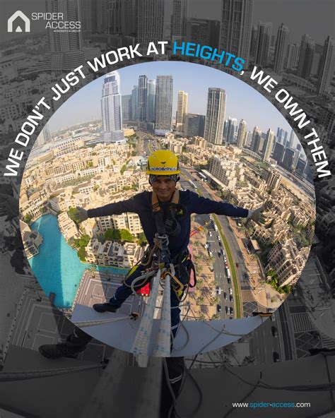 ‏we Are Spider Access Working Professionally At High Altitude Sites