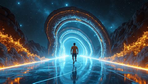 Free Interdimensional Light Tunnel Image Portal Cosmic Tunnel