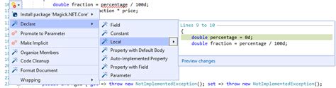 Declare Local Coderush Devexpress Documentation