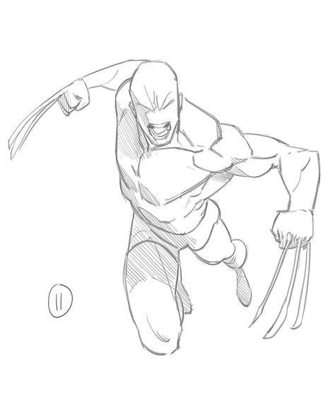 Wolverine Pose Reference