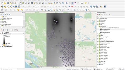 IDW Interpolation Using QGIS CUOSGwiki