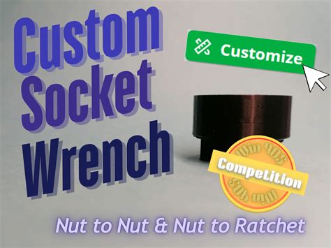 custom socket spanner generator by max makerworld