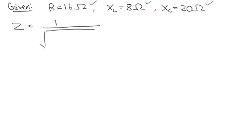 Solved An Rlc Parallel Circuit Contains A Resistor With A Resistance Of 16 Ω An Inductor With