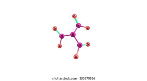 Trinitramide Compound Nitrogen Oxygen One Most Stock Illustration