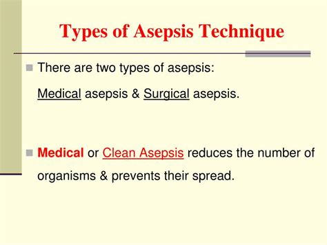 Ppt Asepsis Powerpoint Presentation Free Download Id 197815