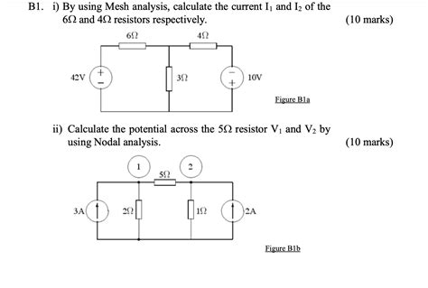 Solved I By Using Mesh Analysis Calculate The Current I Chegg
