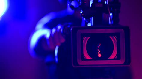 Telephoto Digital Film Camera Lens And Operator 24616835 Stock Video At Vecteezy