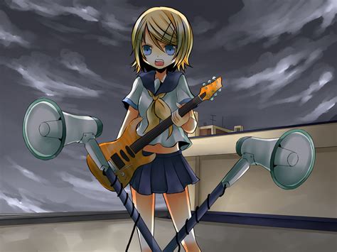 Kagamine Rin Vocaloid Konachan Net Konachan Com Anime Wallpapers