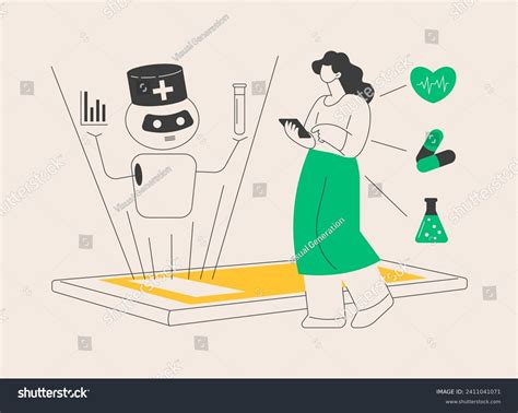Chatbot Healthcare Abstract Concept Vector Illustration Stock Vector Royalty Free 2411041071
