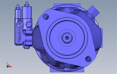 力士乐a1vo71三维ug模型图纸免费下载 懒石网