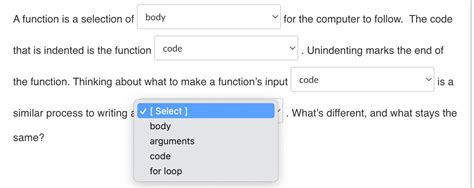 Solved A Function Is A Selection Of For The Computer To