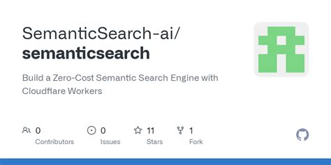 Github Semanticsearch Aisemanticsearch Build A Zero Cost Semantic Search Engine With