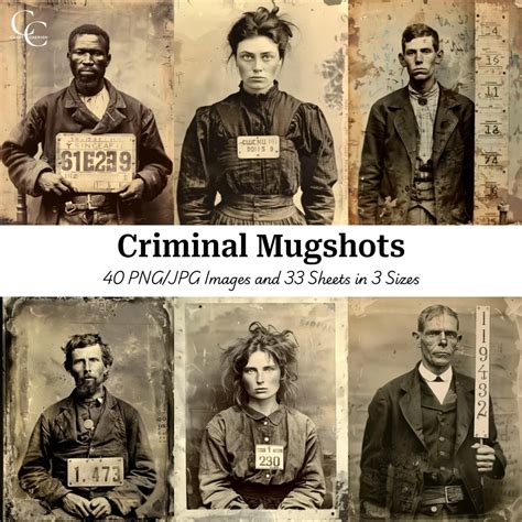 40 Notorious Criminal Mugshot Images Crime Photos Vintage Portraits