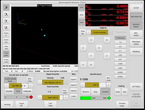 Customized Gmoccapy LinuxCNC