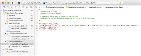 Ios Localizablestrings Keys And Good Practices Stack Overflow