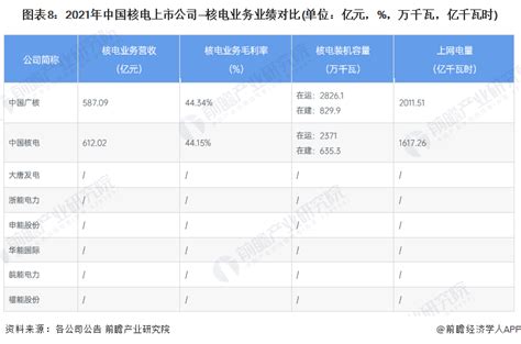 【全网最全】2022年中国核电行业上市公司全方位对比附业务布局汇总、业绩对比、业务规划等行业研究报告 前瞻网