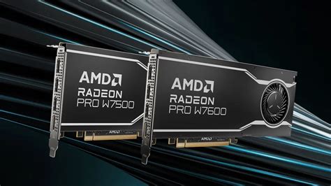 Amd Ra Mắt Gpu Amd Radeon Pro W7600 Và W7500 Card Dành Cho Workstation Máy Tính Đại Việt