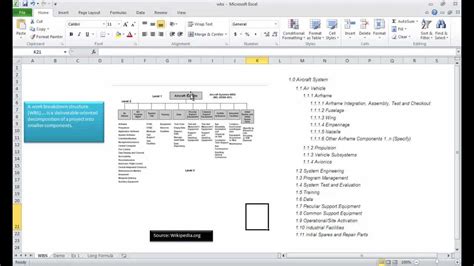 Work Breakdown Structure Excel Template Prntbl Concejomunicipaldechinu Gov Co